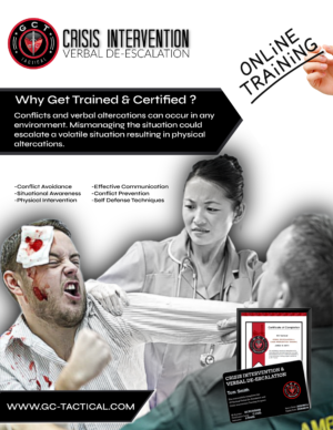 Non Violent Crisis Training & Verbal De-Escalation